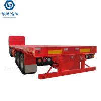 China Heavy Duty 80t Removable Low Bed Trailers For Construction Equipment for sale
