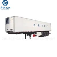 China Spacious And Fuel Refrigerated Semi Trailer For Dairy And Meat Distribution for sale