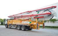China Customizable 38m Concrete Pump Heavy Truck 6X4 8X4 For Construction for sale