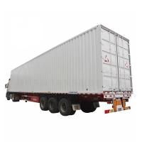 China New 3 Axle Van Type Heavy Duty Utility Box Semi Trailer Long Distance Logistics Transport Trailer For Sale for sale