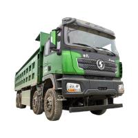 China Shacman X3000 Brand New 420HP Green 8X4 Heavy Duty Dump Body Trucks for sale