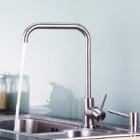 China SENTO Cheap stainless steel Kitchen sink faucet manufacture factory,CUPC Certificated for sale