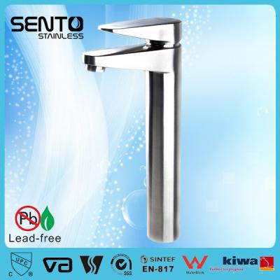 China SENTO stainless steel high faucets bathroom basin faucet for sale