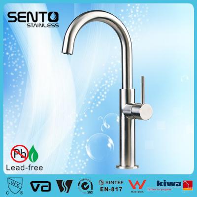 China Small kitchen design stainless steel rotary switch faucet kitchen for sale