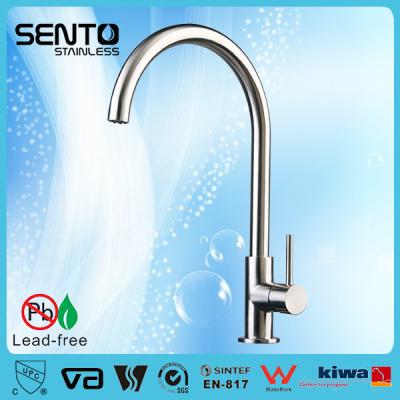 China Modern kitchen design sus304 single lever faucets for sale