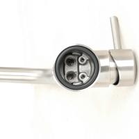 China Stainless steel single handle kitchen faucet for home, EN817 certificated for sale