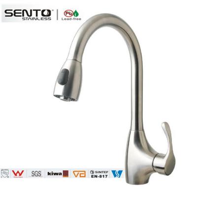 China Home used stainless steel single lever pull out basin tap for sale