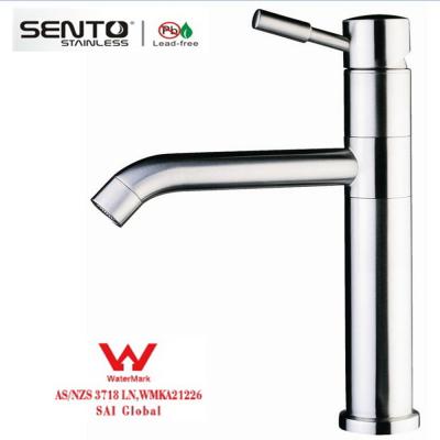 China Satin finish Watermark Kitchen Faucet Mixer Inox Material BañO Grifo For Europe market for sale
