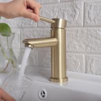 China 304 stainless steel CUPC Faucet  1.5 GPM Flow Rate Lead-Free Durable water channel bathroom mixer for sale