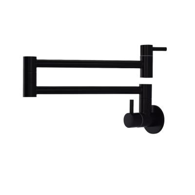 China Folding Full Solid Steel 304/316 Material Kitchen Sink Faucet Universal Swive Kitchen Pot Filler for sale