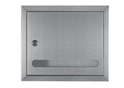 China Stainless steel Silver Color Bathroom Stainless Steel Toilet Roll Tissue Holder bathroom paper dispenser for sale