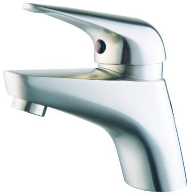 China New 304 Stainless Steel Brushed Satin Colors China Manufacture Sink Basin Bathroom Faucets for sale