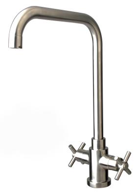 China 304 stainless steel sink faucet hot and cold cabinet single-hole installl manufacturers wholesale water tap for sale