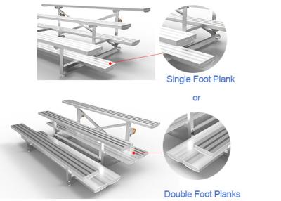China Outdoor Portable Aluminum Grandstands Anti Rusting With Bench Seat for sale