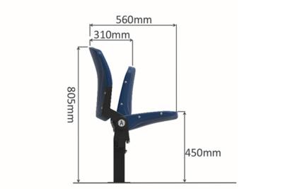 China Spectator Plastic Tip Up Folding Stadium Seats For Sports Arena Venues for sale