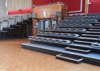 China Event Center Spectator Seating Campus Gym Bleachers Retractable for sale