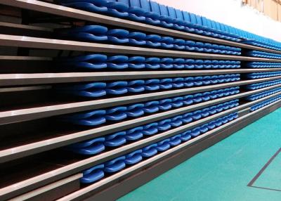China Indoor Movable Telescopic Grandstands Automatically Folding Seating For Sport Centers for sale