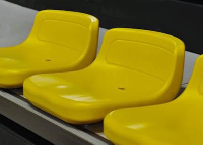 China Sports Chairs for Bleacher Basketball Stadium Low Back Plastic Seat for sale