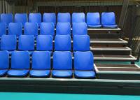 China Indoor Bleachers Telescopic Seat Folding Chair With Back Support for sale