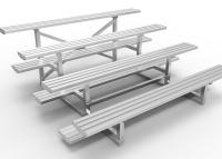 China Lightweight Aluminum Grandstands with Anodized Aluminum Seat Planks for sale