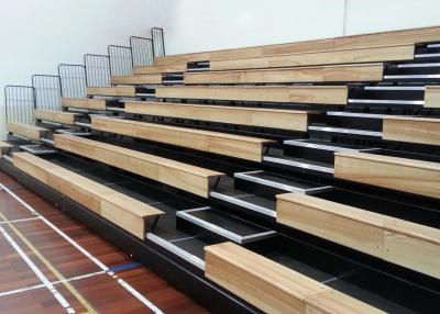 China Electric Control Retractable Grandstands For Stadium Hall / Indoor Arena for sale