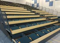 China Smooth Running Retractable Auditorium Seating Soft Upholstery Sports Stadium Seats for sale