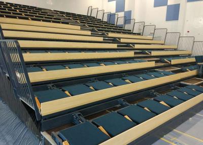 China Smooth Running Retractable Auditorium Seating Soft Upholstery Sports Stadium Seats for sale