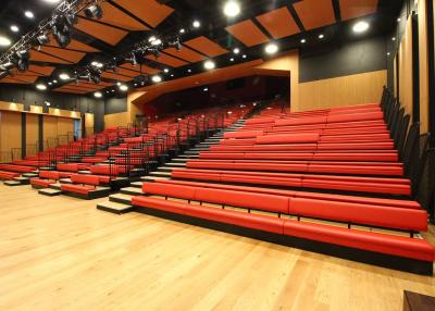 China Show Hall Retractable Platform System With Available Backrest / Handrail for sale