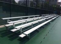 China Outdoor Aluminum Temporary Grandstand Light Weight With Double Foot Planks for sale
