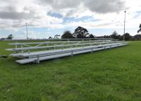 China Safe Fixed Temporary Grandstand , Portable Outdoor Bleachers For Soccer / Football Field for sale