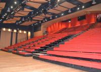 China Innovative Elastic Modular Grandstands Chair 460MM Seat Center For Worship Place for sale