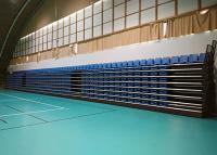 China Automatic Modular Grandstands Seating With Scuff Resistant Textured for sale