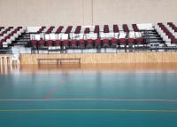 China Foldable Chair Permanent Stadium Seats HDPE Material For Indoor Sport Court for sale