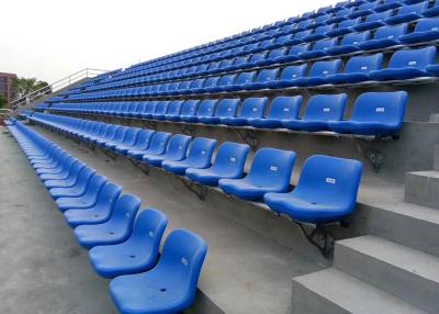 China Comfortable Fixed Stadium Seating With A Folding Mechanism / A Tip Up Base for sale