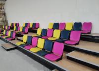 China Customized Color Telescopic Seating Systems HDPE Material For Swimming Pool for sale