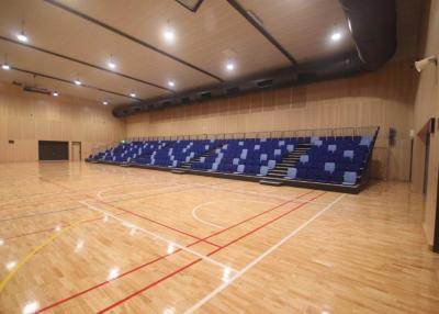 China Comfortable Retractable Raked Seating Solution Combining Manual / Power Operation for sale