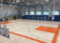 China Fireproof Retractable Bench Seating , Sport Retractable Audience Seating With Seat Number for sale