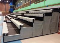 China High Density Polyethylene Retractable Bleacher Seating Tailored To Spectator Comfort for sale