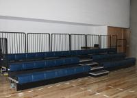 China Teleacopic Retractable Bleacher Seating Durable For Multifunctional Sport Court for sale