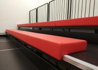 China Telescopic Modular Grandstands Leather / Fabric Upholstery Power Operation for sale