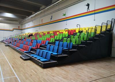 China Custom Designed Retractable Bleacher Seating Nose Mounted Spectator Bleacher for sale