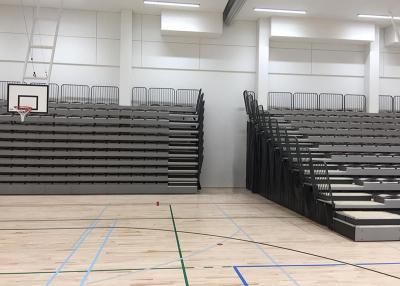 China Wall Attached Retractable Theater Seating , Telescopic Seating Systems For Play Areas for sale