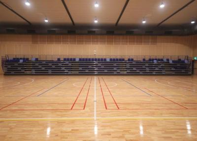 China Multi - Tiered Telescopic Seating Systems Manual / Power Operation With Custom Seat Colors for sale