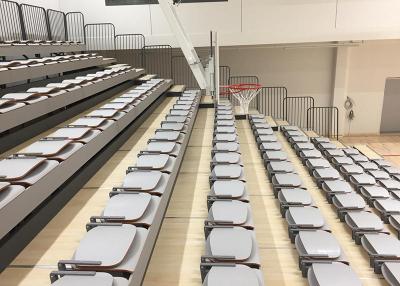 China HDPE Seat Material Telescopic Tribunes Customized With Foldable Nose Mounting Seat for sale