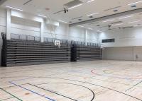 China Remote Wireless Control Retractable Audience Seating For Institute Sport Hall for sale