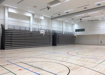 China Remote Wireless Control Retractable Audience Seating For Institute Sport Hall for sale