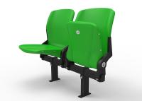 China Easy Maintenance Fixed Stadium Seating Aluminum Stanchion With Seat Number for sale