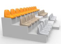 China Plastic Fixed Stadium Seating Polymer Injection Mold Permanent For Outdoors for sale