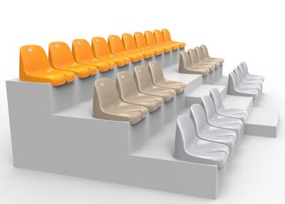 China Plastic Fixed Stadium Seating Polymer Injection Mold Permanent For Outdoors for sale