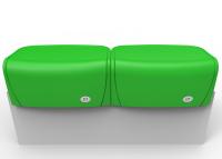 China Permanent Fixed Stadium Seating Bench Simple Mounted For Multi - Purpose Facilities for sale